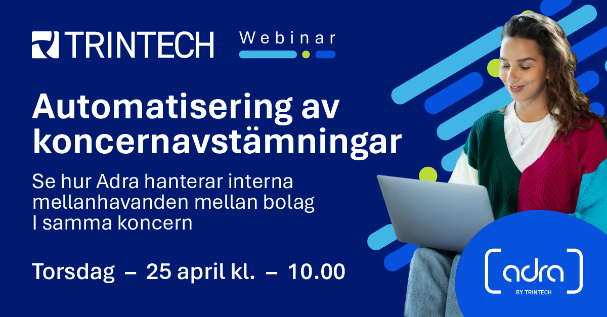 Webinar: Automatisering av koncernavstämningar | Trintech